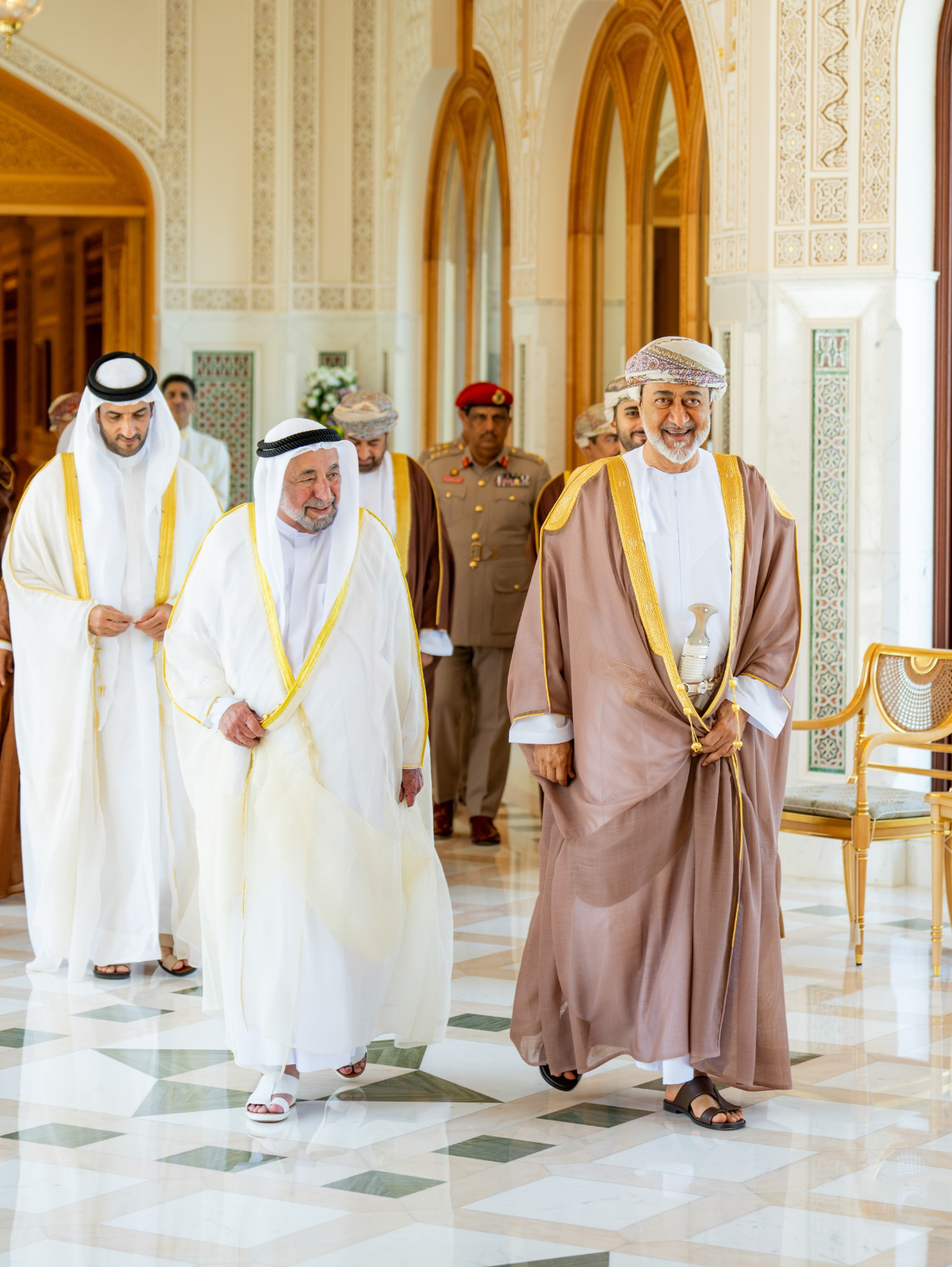 His Majesty receives the Ruler of the Emirate of Sharjah - www.fm.gov.om