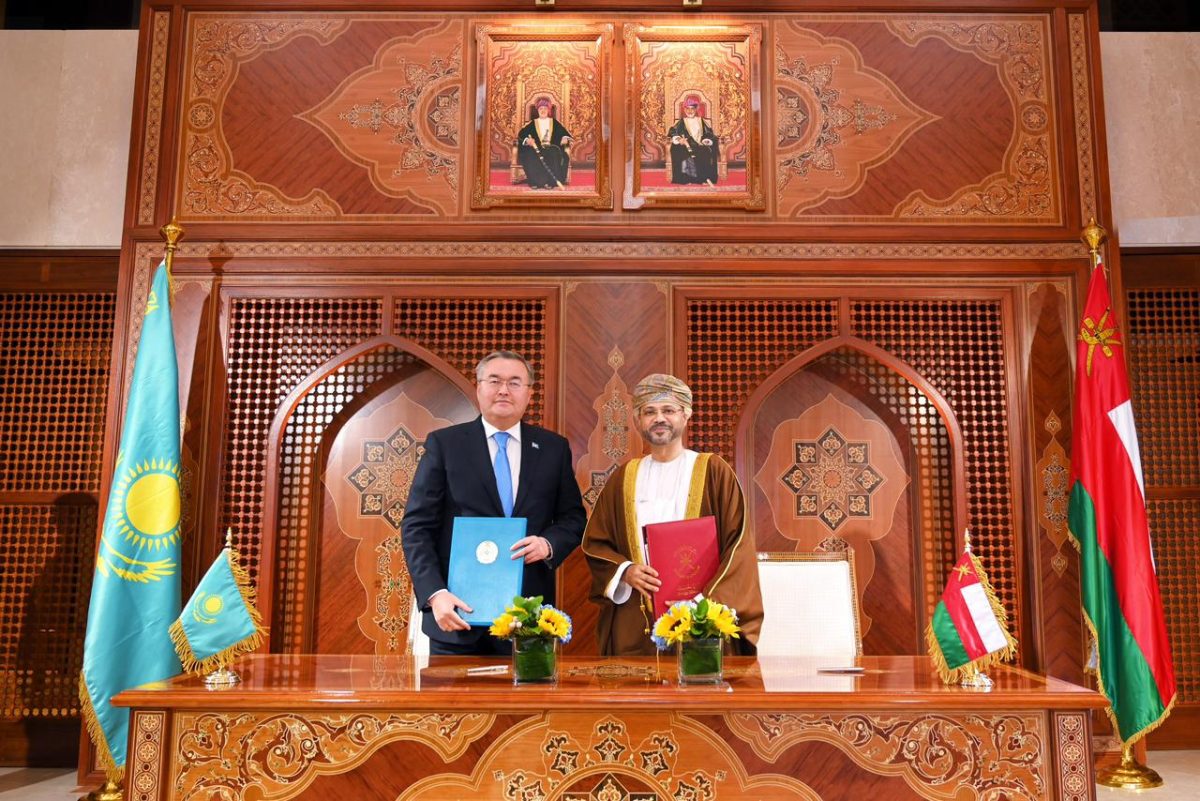 Oman and Kazakhstan hold political talks - FM.gov.om