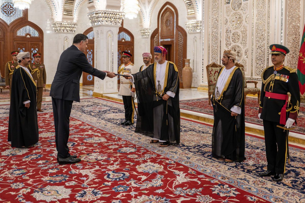 His Majesty receives Ambassadors' credentials - FM.gov.om