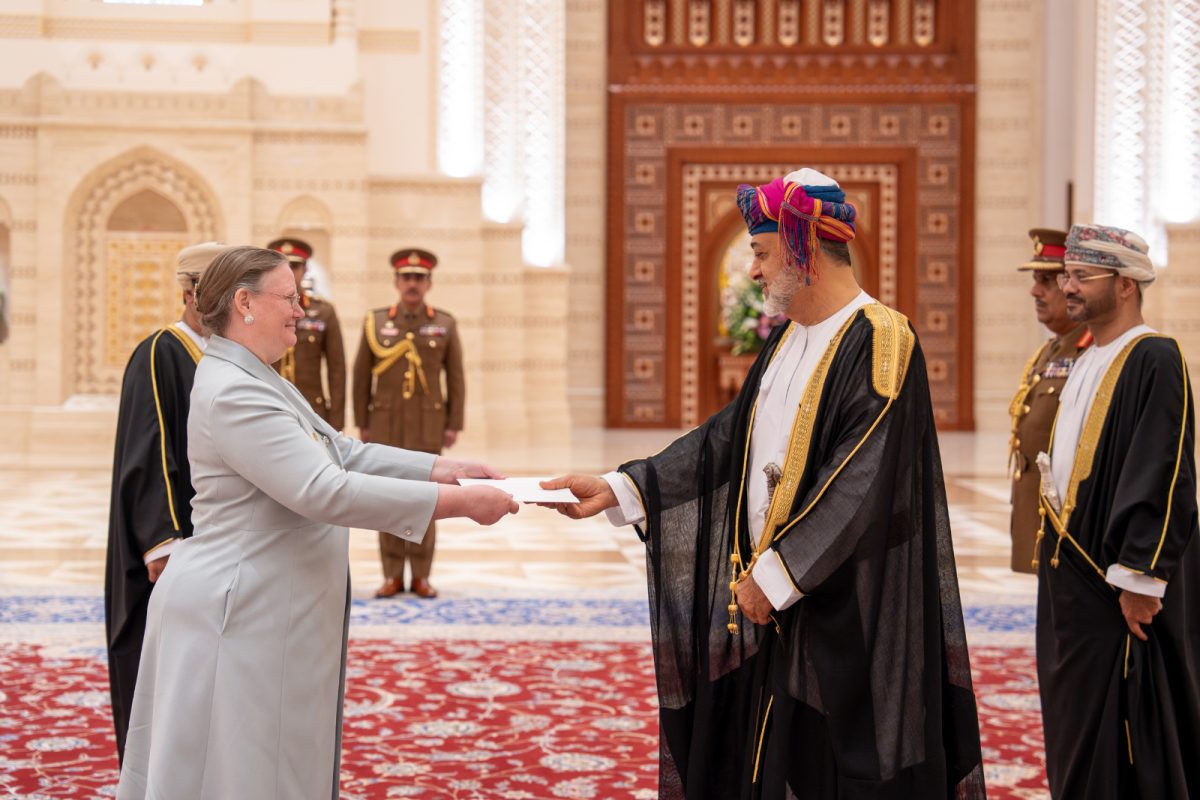 His Majesty receives Ambassadors' credentials - FM.gov.om