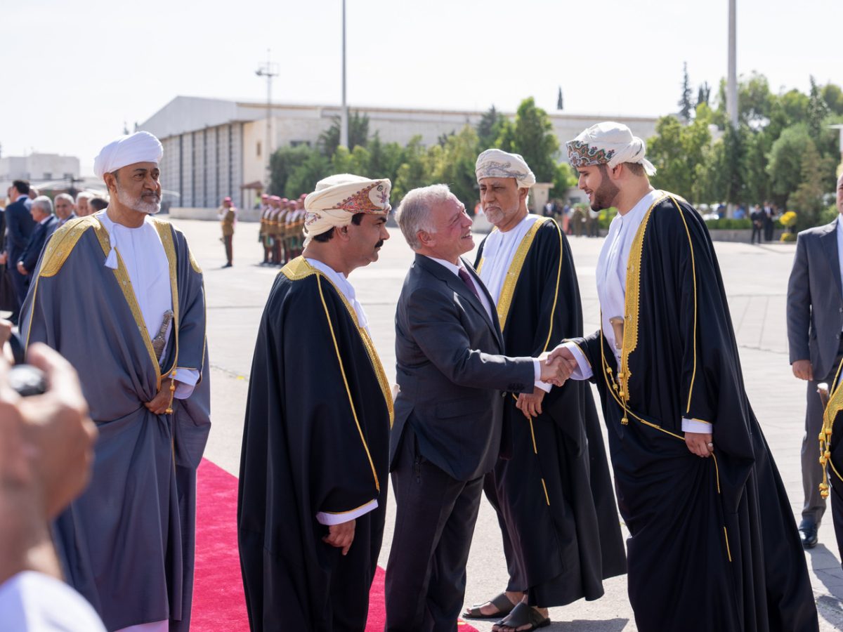 His Majesty arrives in Jordan - www.fm.gov.om