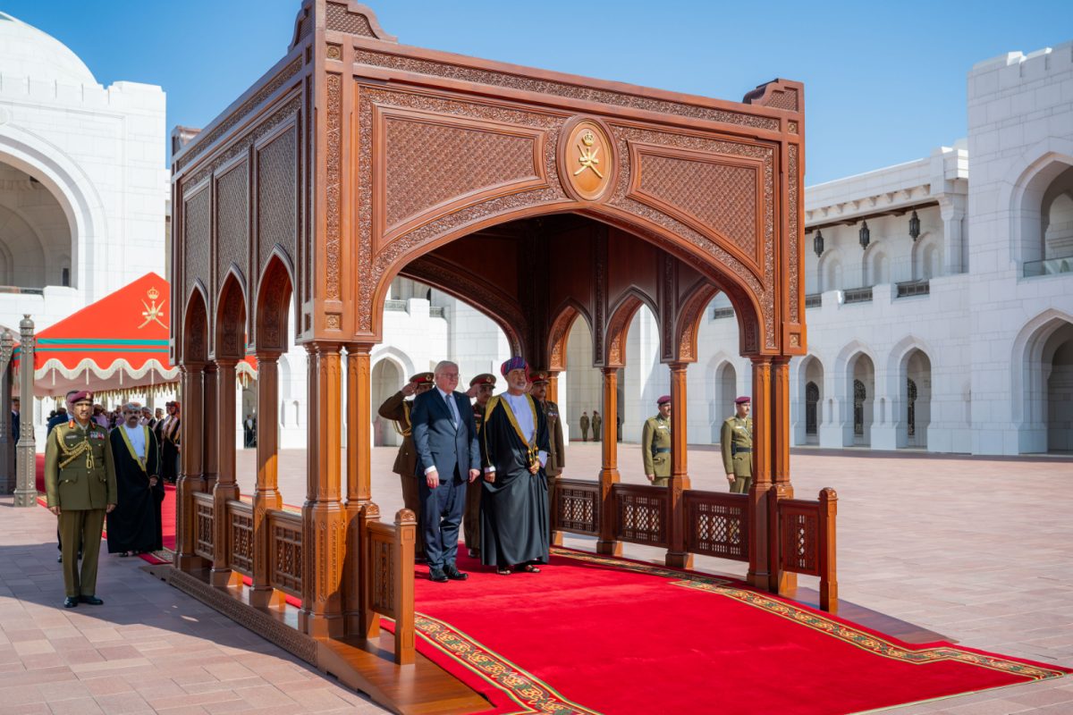 His Majesty receives German President - FM.gov.om