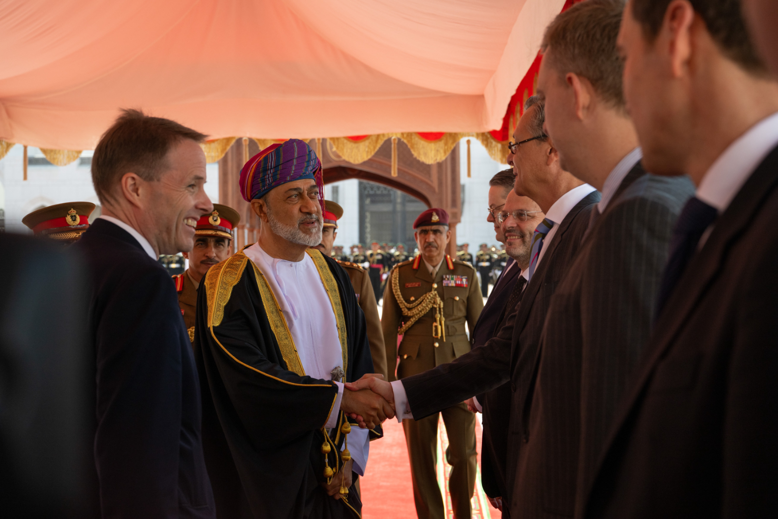 His Majesty receives German President - FM.gov.om